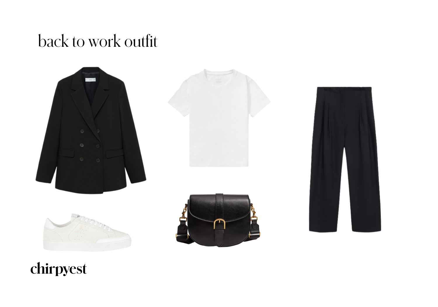 Style Guide: 5 Back to Work Outfits You Need - Chirpyest