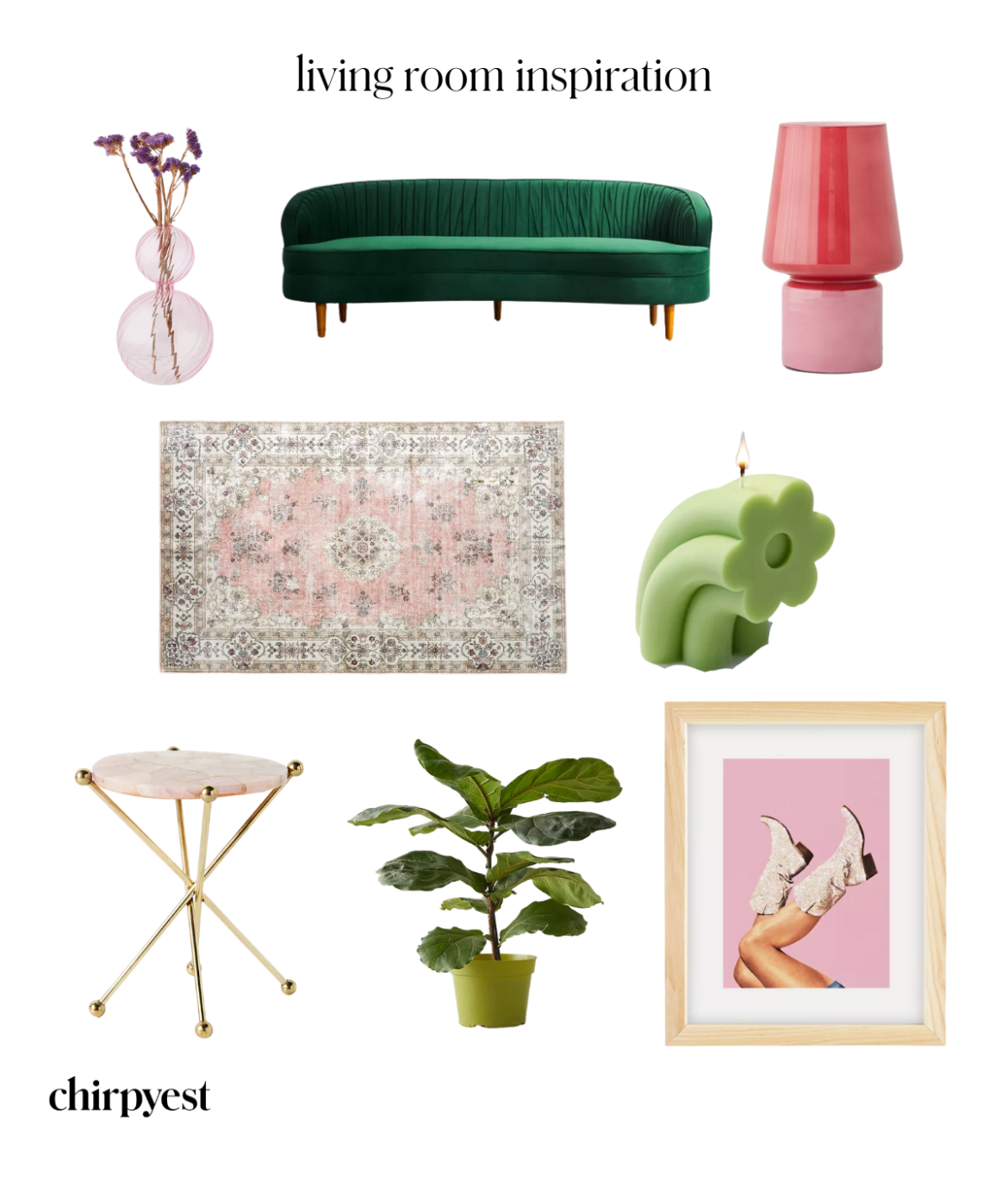 Get Inspired: Pink & Green Color Scheme for Summer - Chirpyest